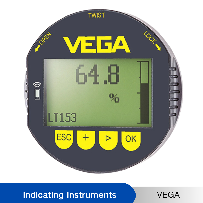 VEGA PLICSCOM Pluggable display and adjustment module Indicating Instr ...