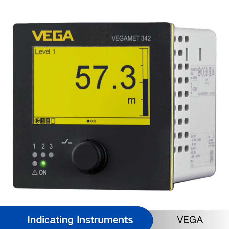 VEGA VEGAMET 342 Built-in controller and display instrument for level ...