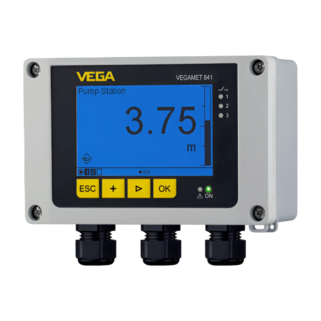 VEGA VEGAMET 841 Robust controller and display instrument for level se ...